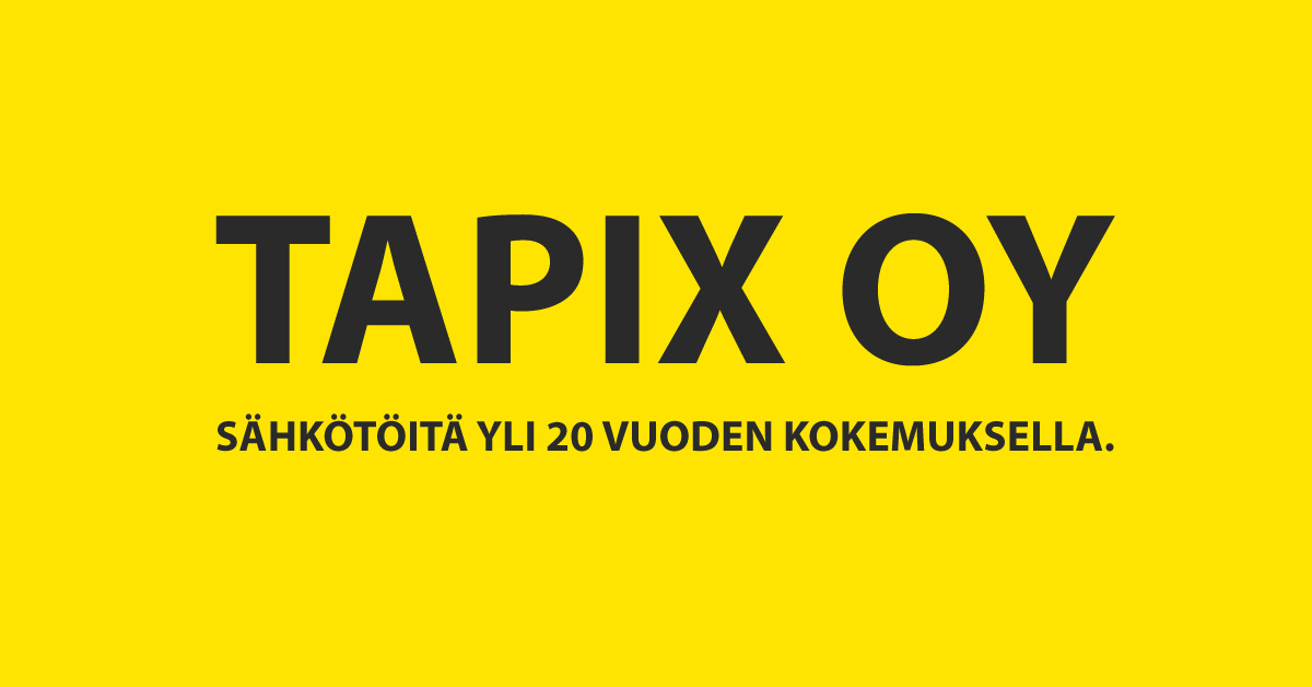 Sähköasennuksia Varsinais-Suomen alueella / Tapix Oy, Turku